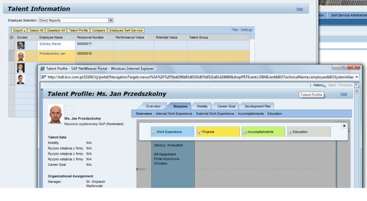 Talent management in SAP HR | All for One Poland