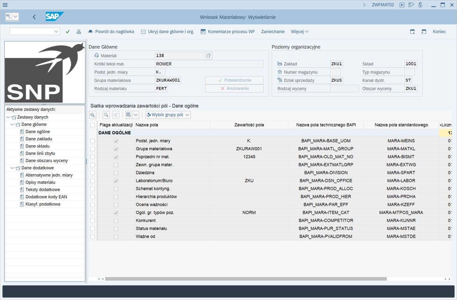 MatFlow: zarządzanie danymi podstawowymi materiałów w SAP | All for One ...