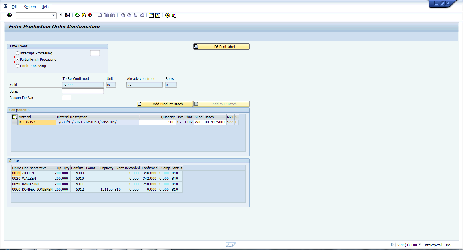 Von Roll Holding AG: Detailed cost control, strategic raw materials