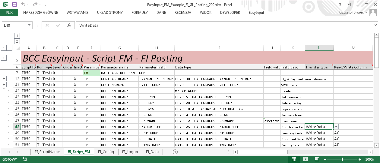 EasyInput – a more effective user work due to integration of SAP and MS ...