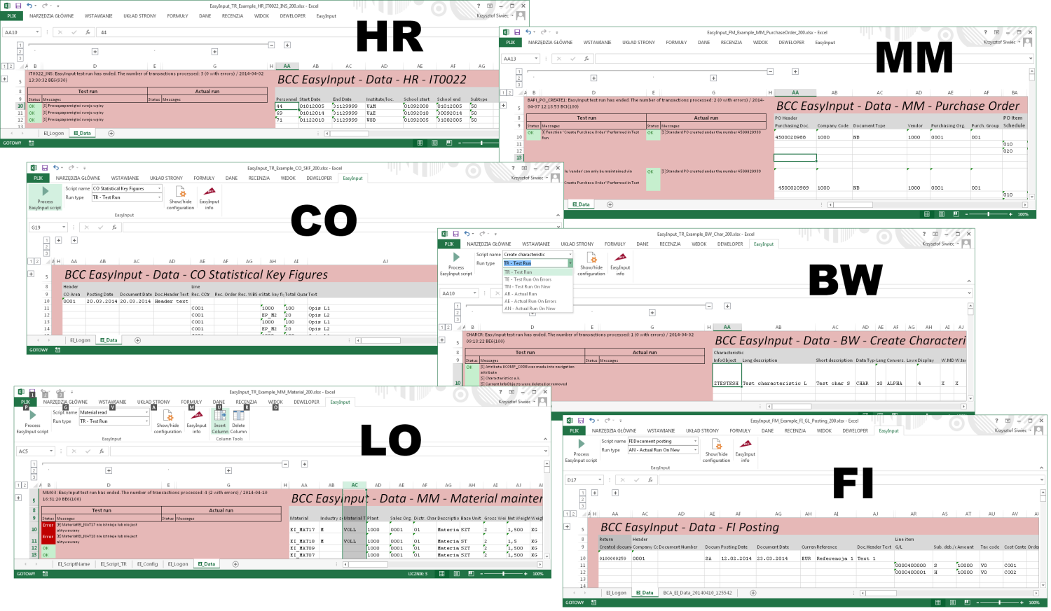 Easyinput A More Effective User Work Due To Integration Of Sap And Ms Excel All For One Poland