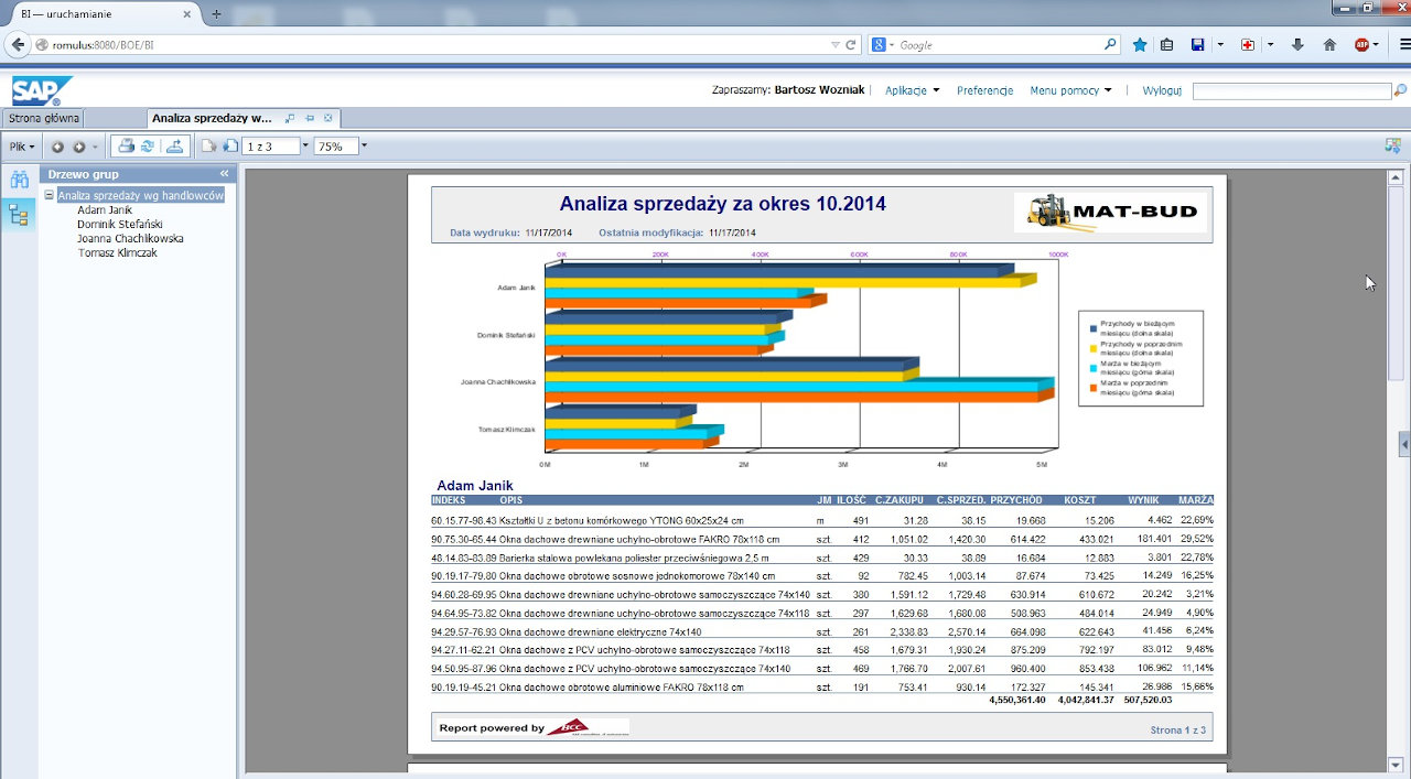 Crystal Reports – raportowanie sformatowane bezpośrednio z tabel SAP ...