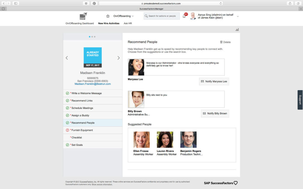 SuccessFactors for a new generation of employees | All for One Poland