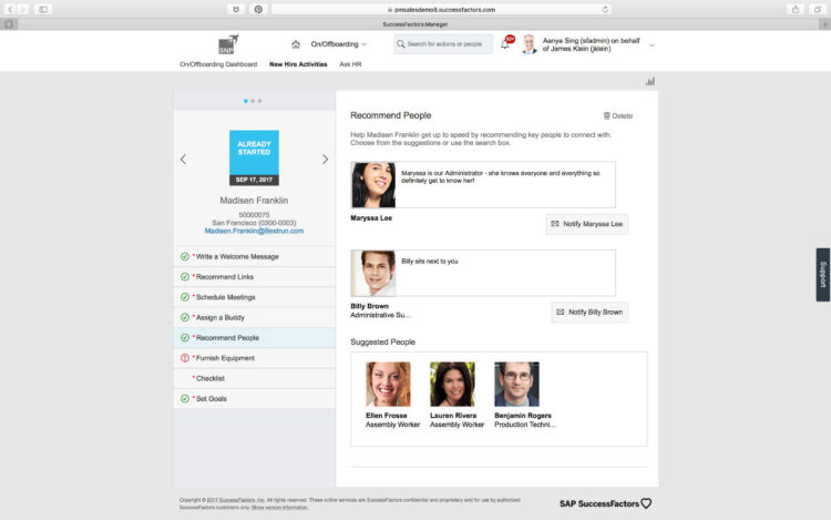 SuccessFactors for a new generation of employees | All for One Poland