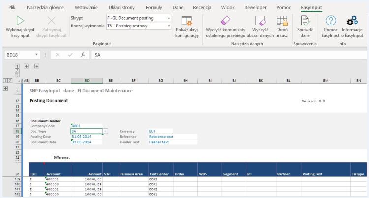 Integracja Excela i SAP po nowemu | All for One Poland